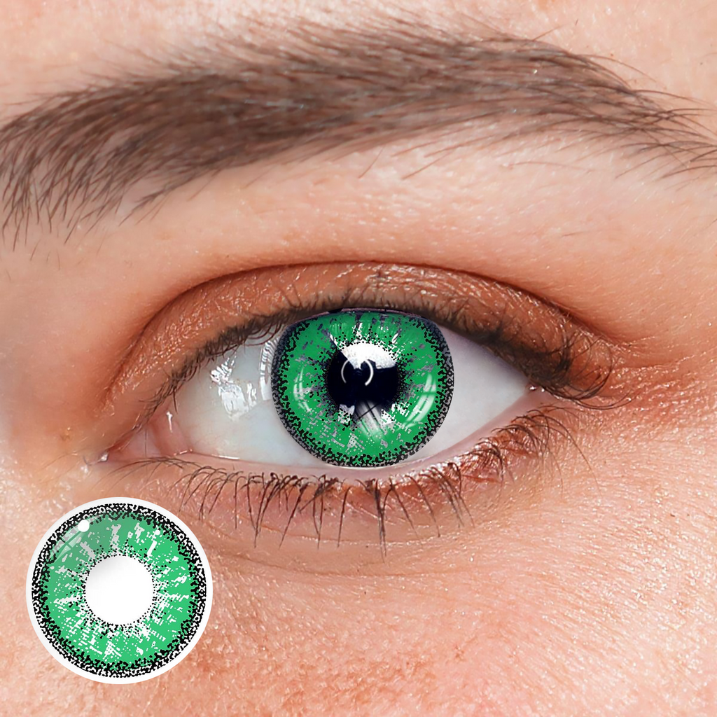Cosplay ICE Green Prescription Colored Contact Lenses – BEAUEYE (US)