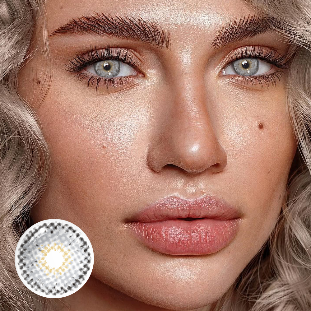 Cyrene Gray Prescription Colored Contact Lenses – BEAUEYE (US)